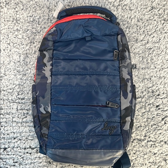 lug | Bags | Nwt Lug Hopper Backpack Camo Navy | Poshmark